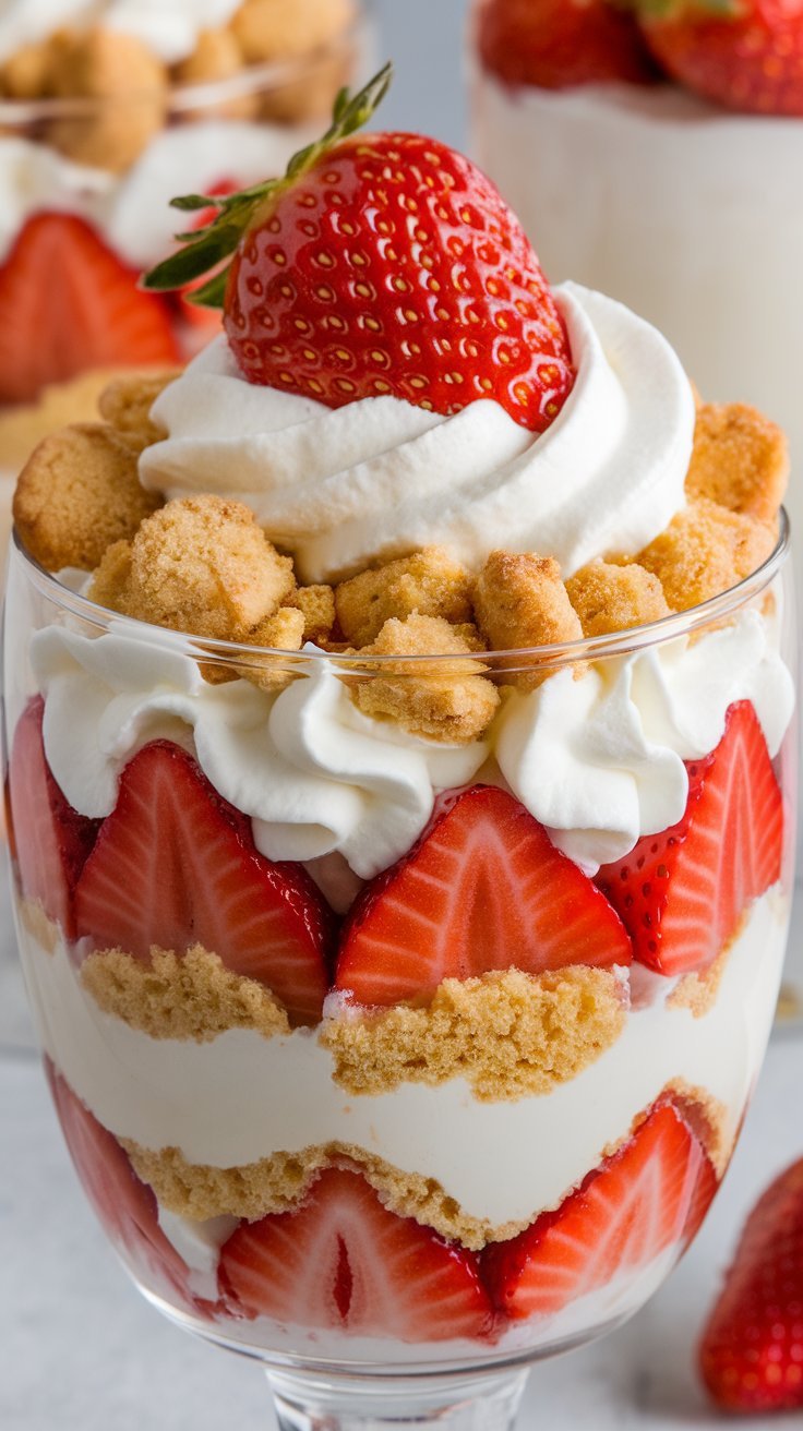 Strawberry Cream Parfaits: The Lazy-Luxury Dessert You Can Layer in ...