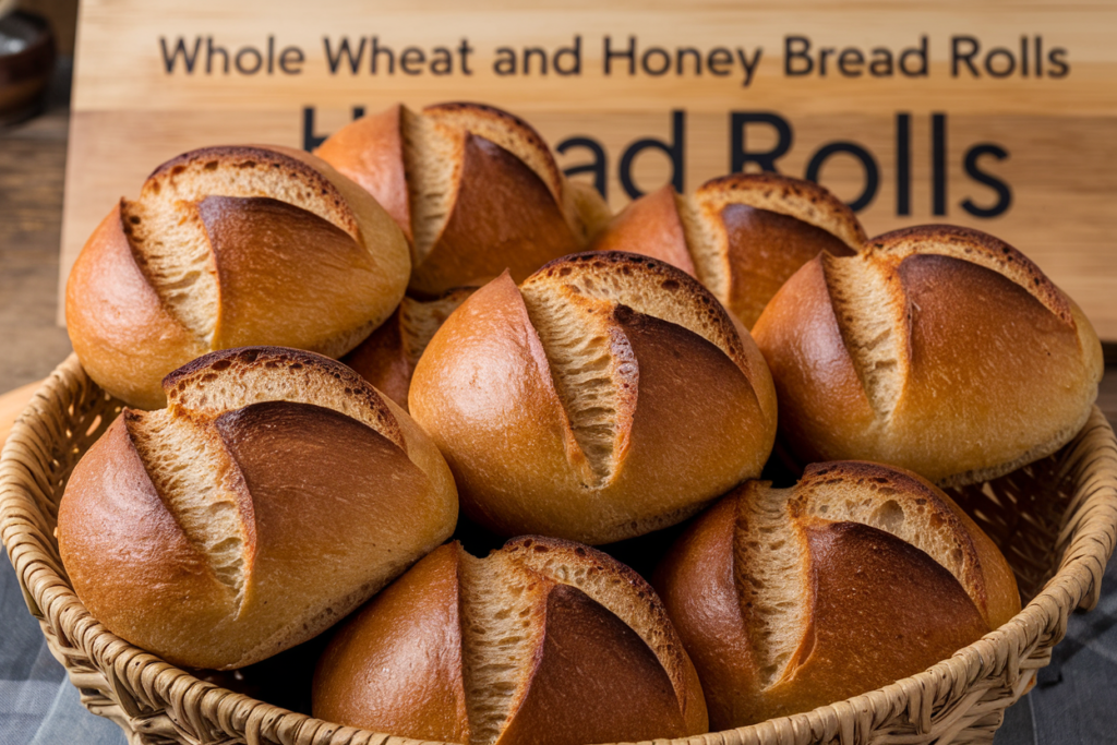 Whole Wheat and Honey Bread Rolls: The Soft, Sweet Upgrade Your Bread ...