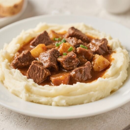 Beef Stew Over Mashed Potatoes for the Ultimate Comfort Meal – Cozy ...